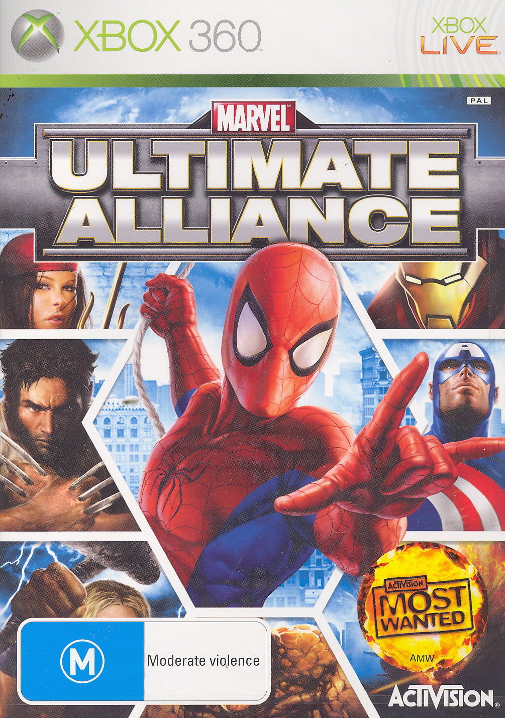 Marvel: Ultimate Alliance for Xbox360