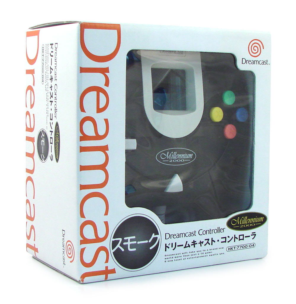 Dreamcast Controller (Millenium 2000 clear black Design) for Dreamcast