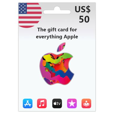 iTunes 50 USD Gift Card | US Account digital