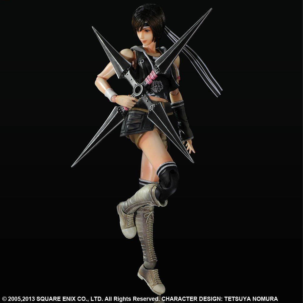 FFVII: Advent Children Play Arts Kai: Cloud, Tifa, Yuffie, Red XIII ...