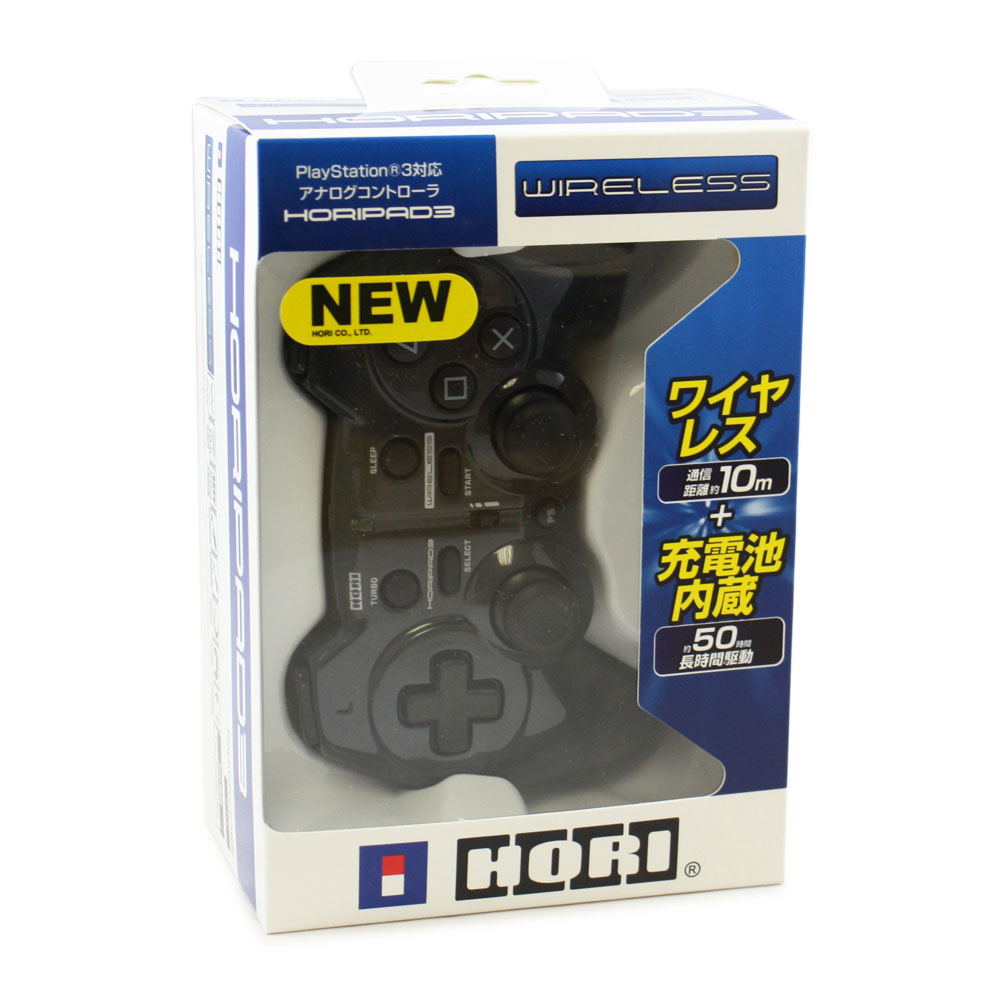 Hori Pad 3 Wireless (Black) for PlayStation 3