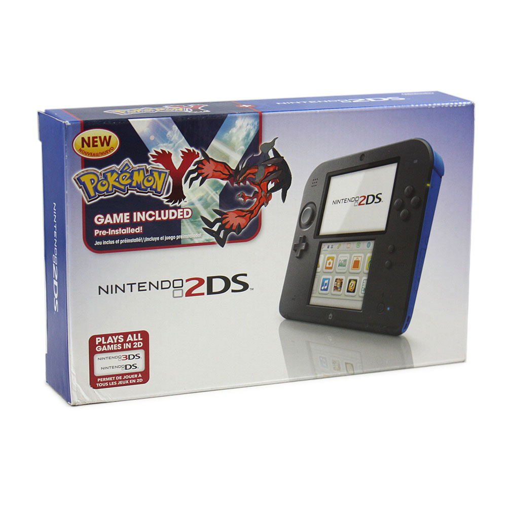 Nintendo 2DS (with Pokemon Y Pre-Installed - Blue/Black Edition)