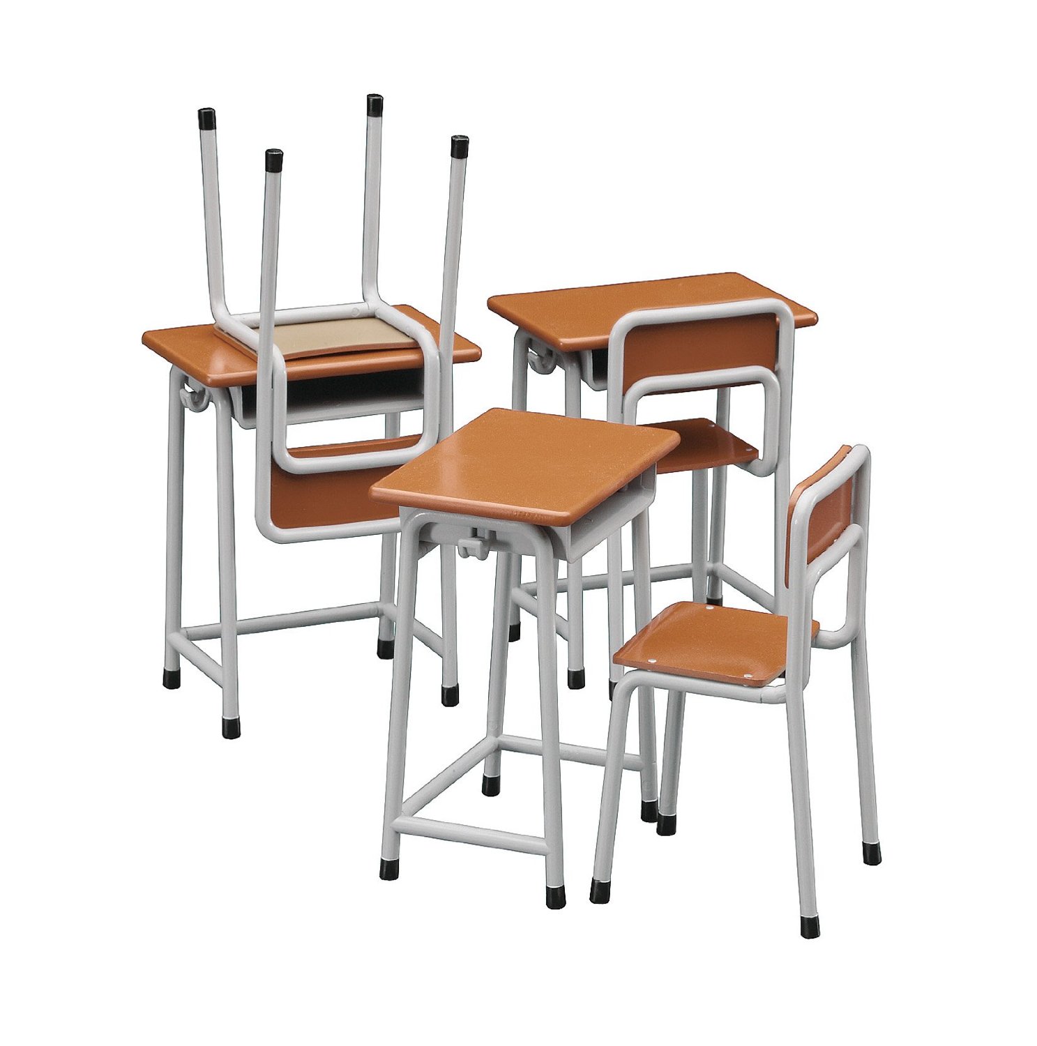 1/12 Posable Figure Accessory - School Desks and Chairs (figma and ...