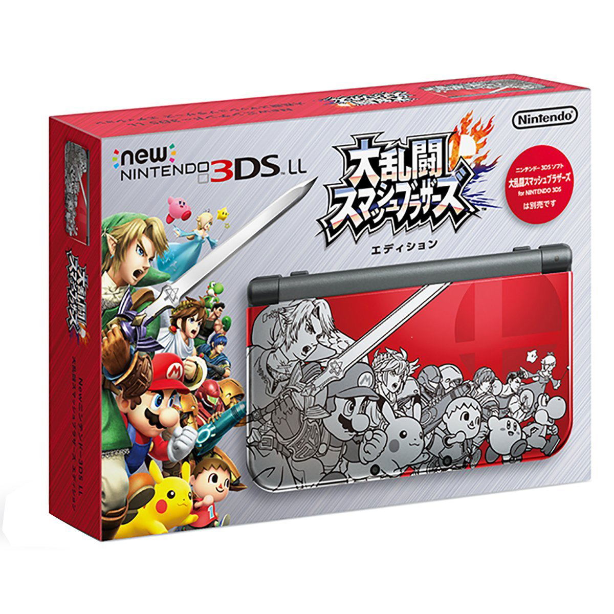 New Nintendo 3DS LL [Dairantou Smash Brothers for Nintendo 3DS Design]