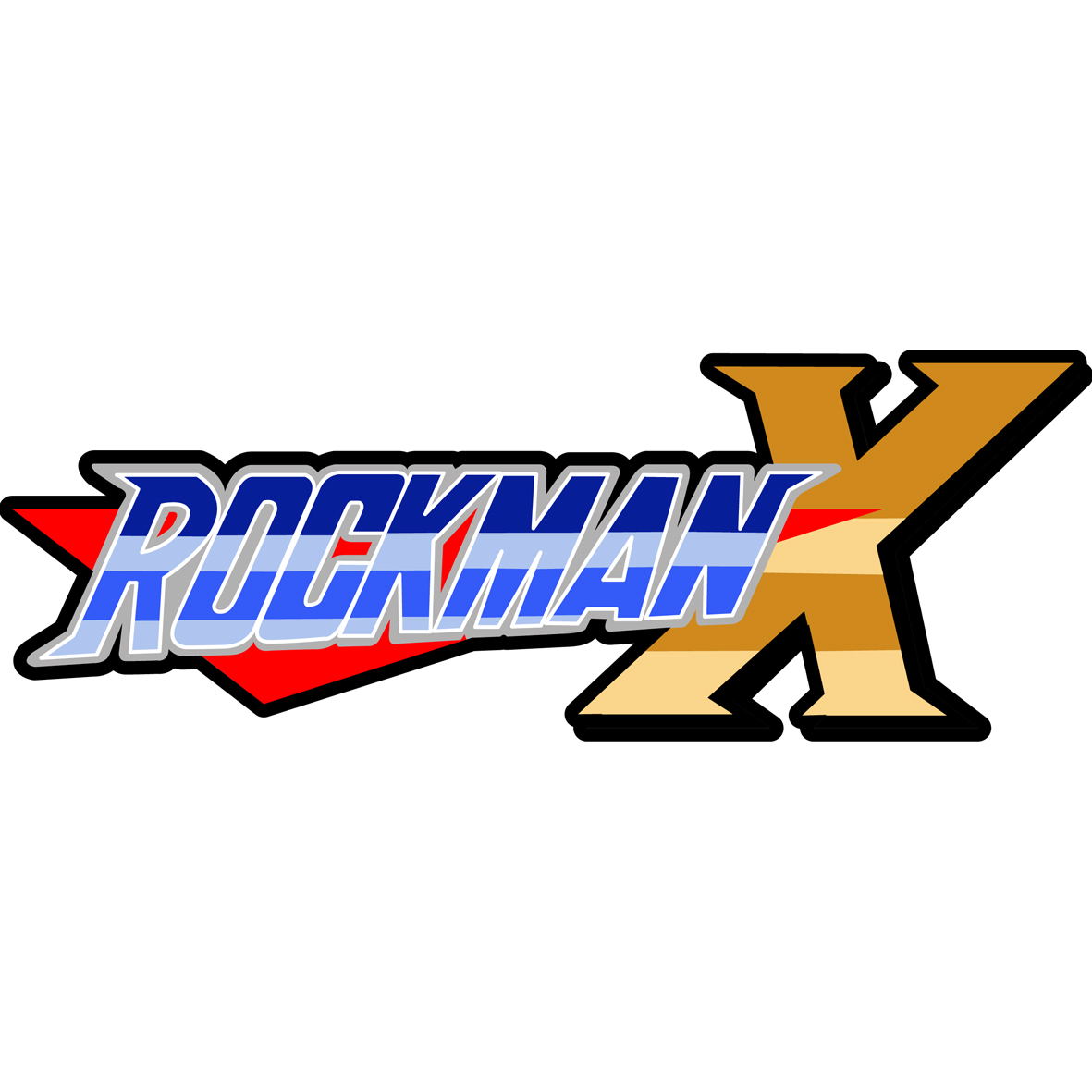 Megaman X Embroidery Patch: Main Logo