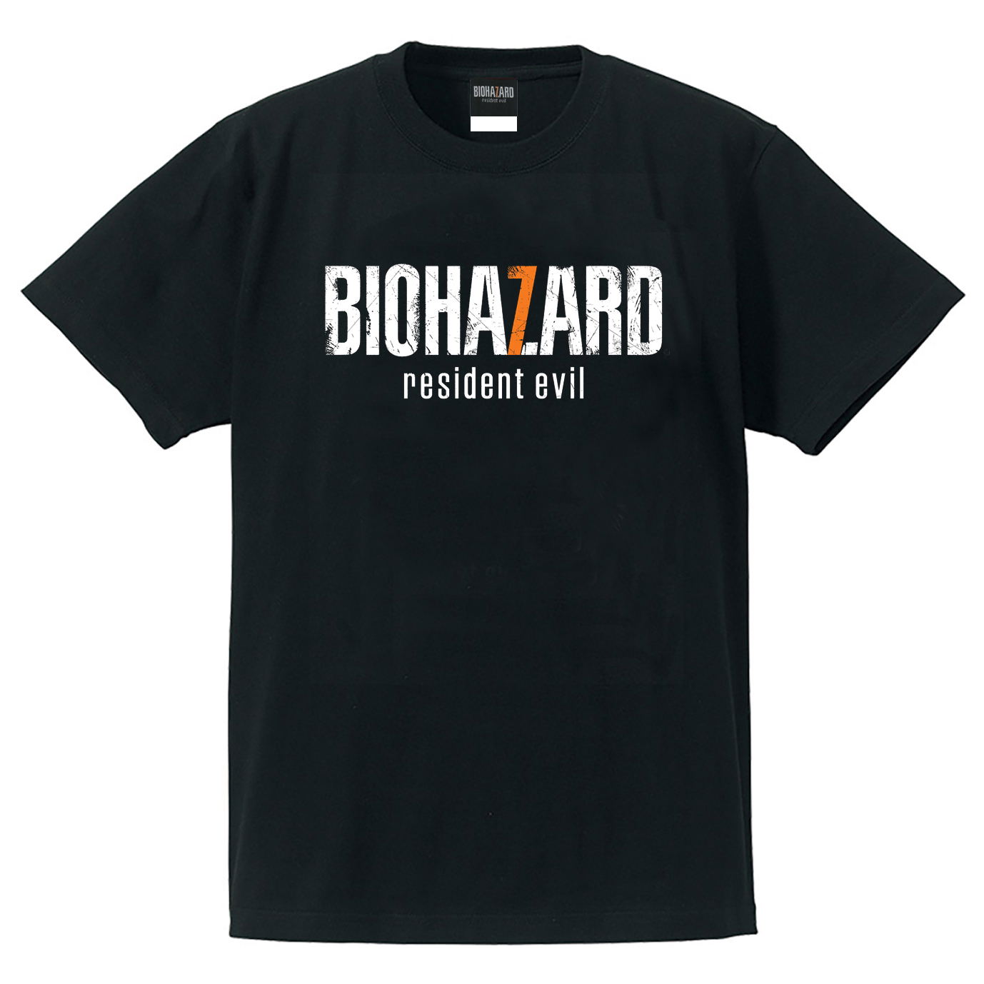 Biohazard 7 Title Logo T-Shirt Black (S Size)