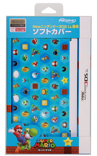 Hard Cover for New 3DS LL - Super Mario (Blue) for New Nintendo 3DS LL / XL
