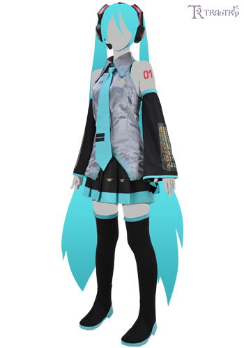 Hatsune Miku Costume Set Ver.2.0 Ladies (M Size)