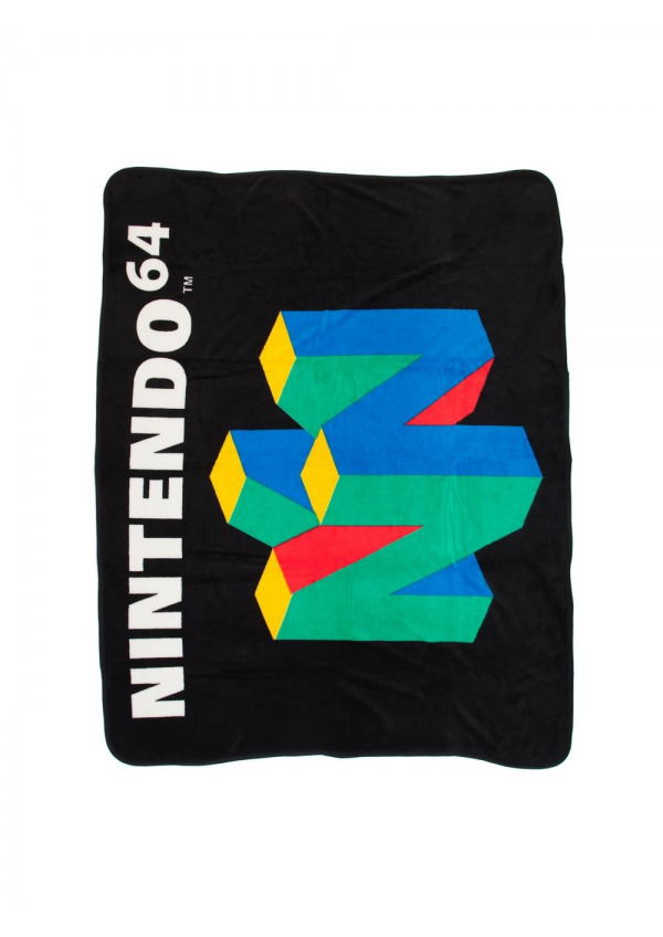 Buy Nintendo N64 Logo Fleece Throw Blanket