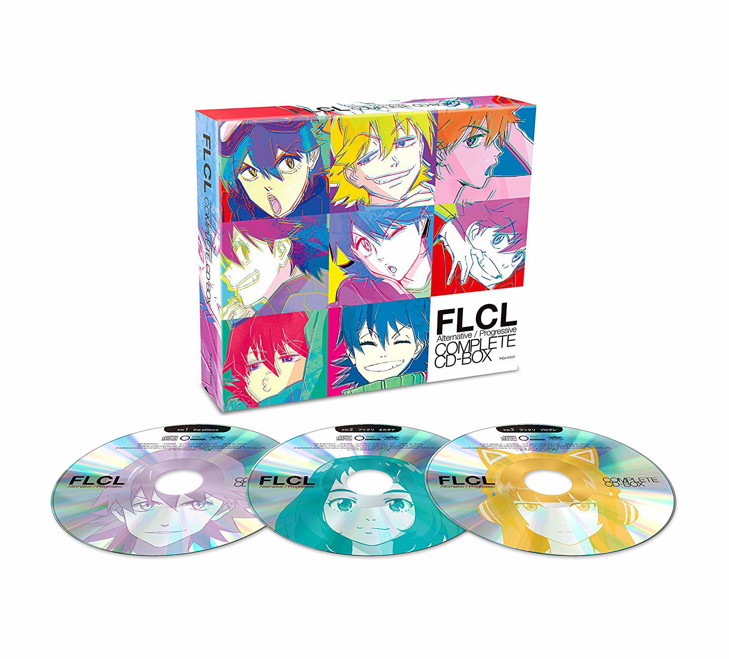 Buy Anime Soundtrack - FLCL Alternative/Progressive Complete CD-Box ...