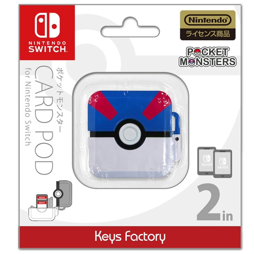 Pocket Monsters Card Pod for Nintendo Switch (Great Ball) for Nintendo ...