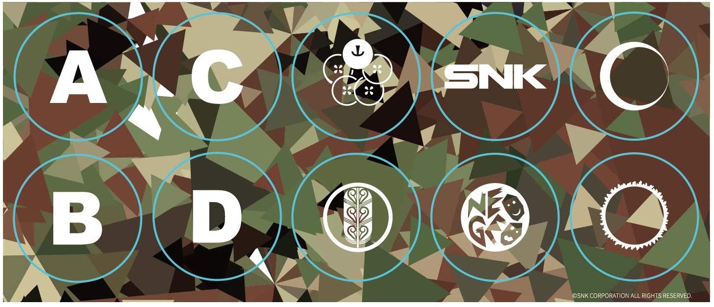 NEOGEO Arcade Stick Pro Buttons Stickers (Standard)