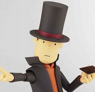 Revoltech Series No. 086 - Professor Layton Non Scale Pre-Painted PVC ...