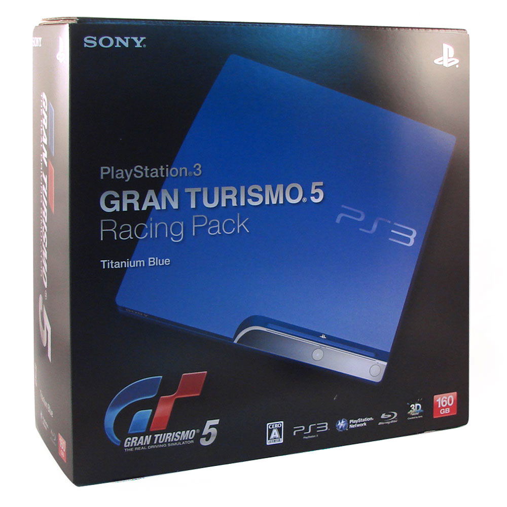 PlayStation3 Slim Console - Gran Turismo 5 Racing Pack (HDD 160GB Model ...