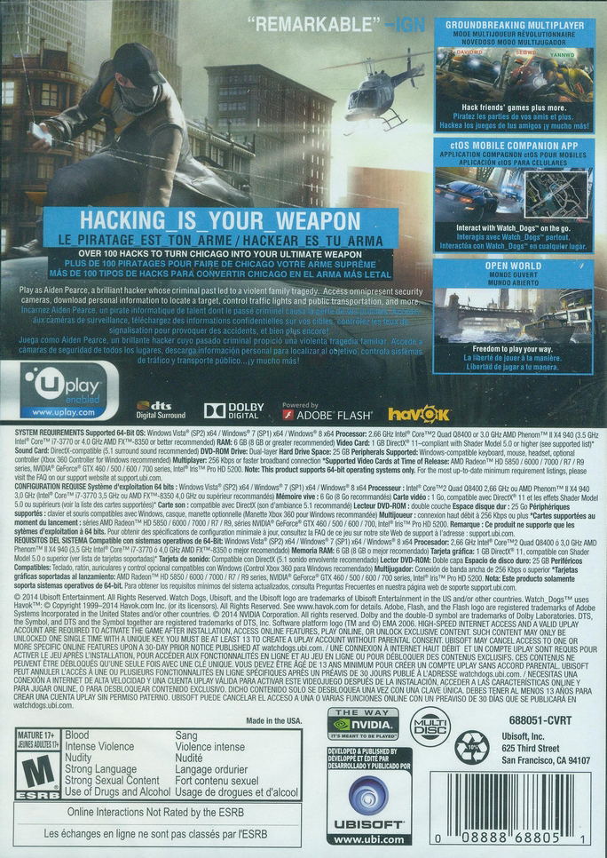 Watch Dogs (DVD-ROM)