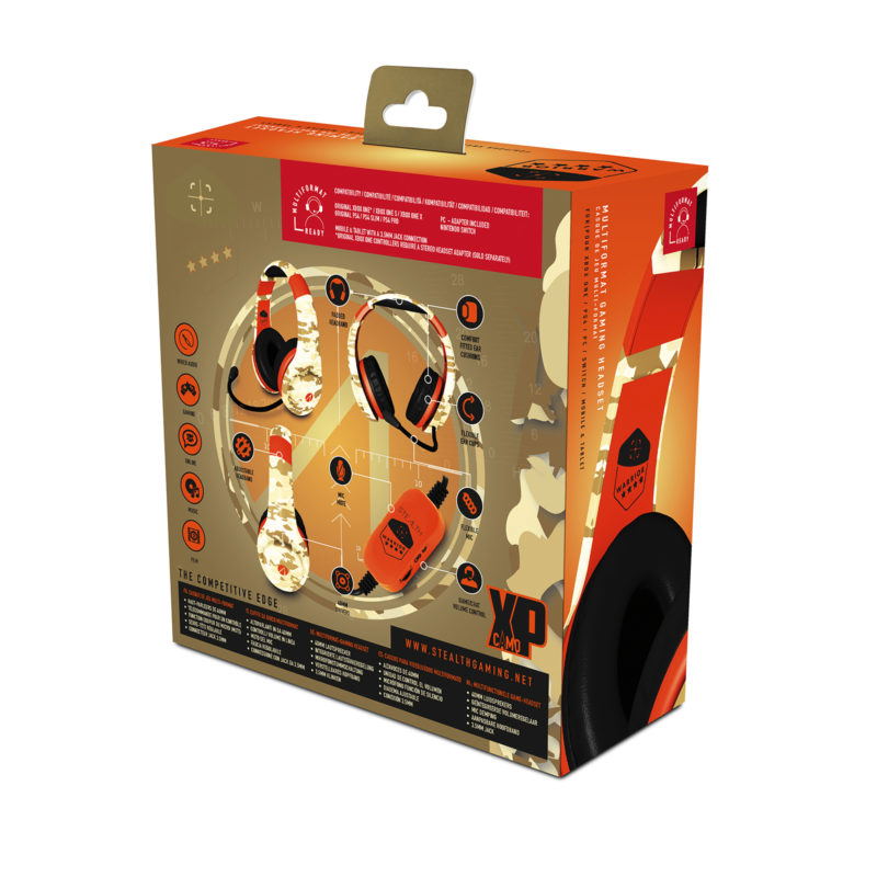 Stealth XP Warrior Multiformat Gaming Headset (Desert Camouflage)