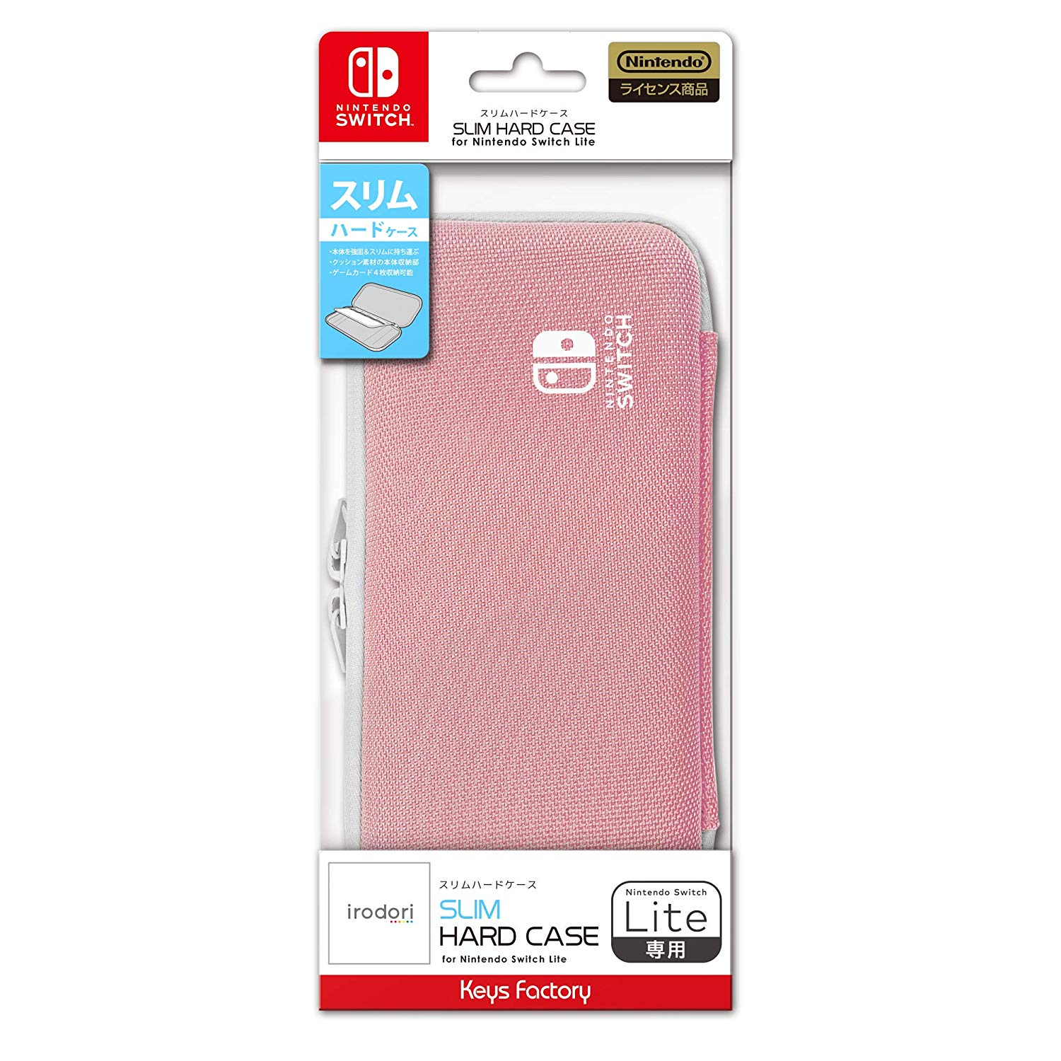 Slim Hard Case for Nintendo Switch Lite (Pale Pink)