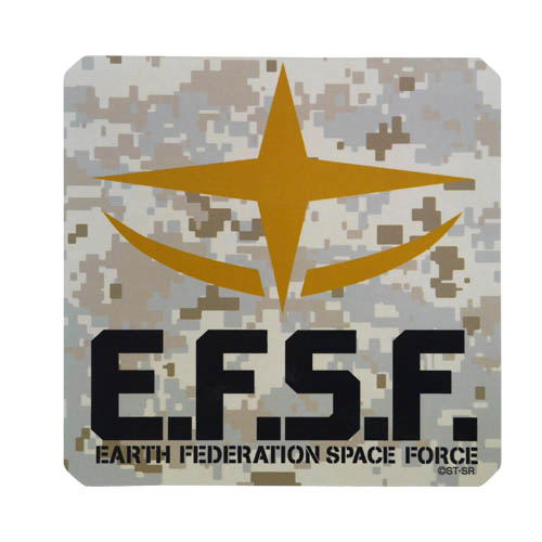Mobile Suit Gundam - Earth Federation Space Force Waterproof Sticker