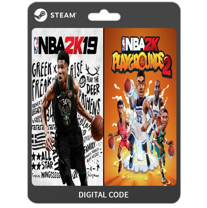 NBA 2K19 + NBA 2K Playgrounds 2 Bundle STEAM digital