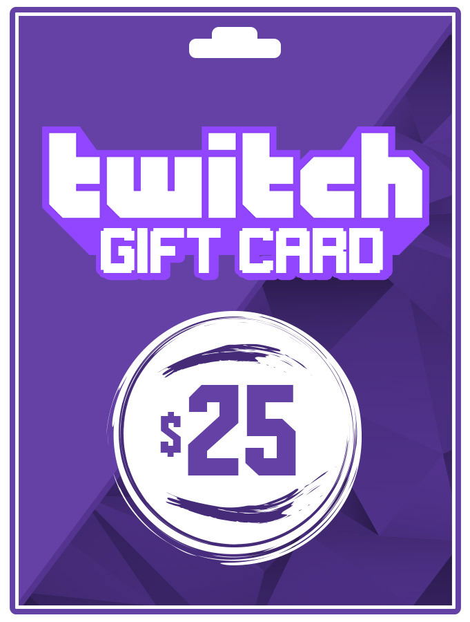 Twitch Gift Card 25 USD | US Account Only digital