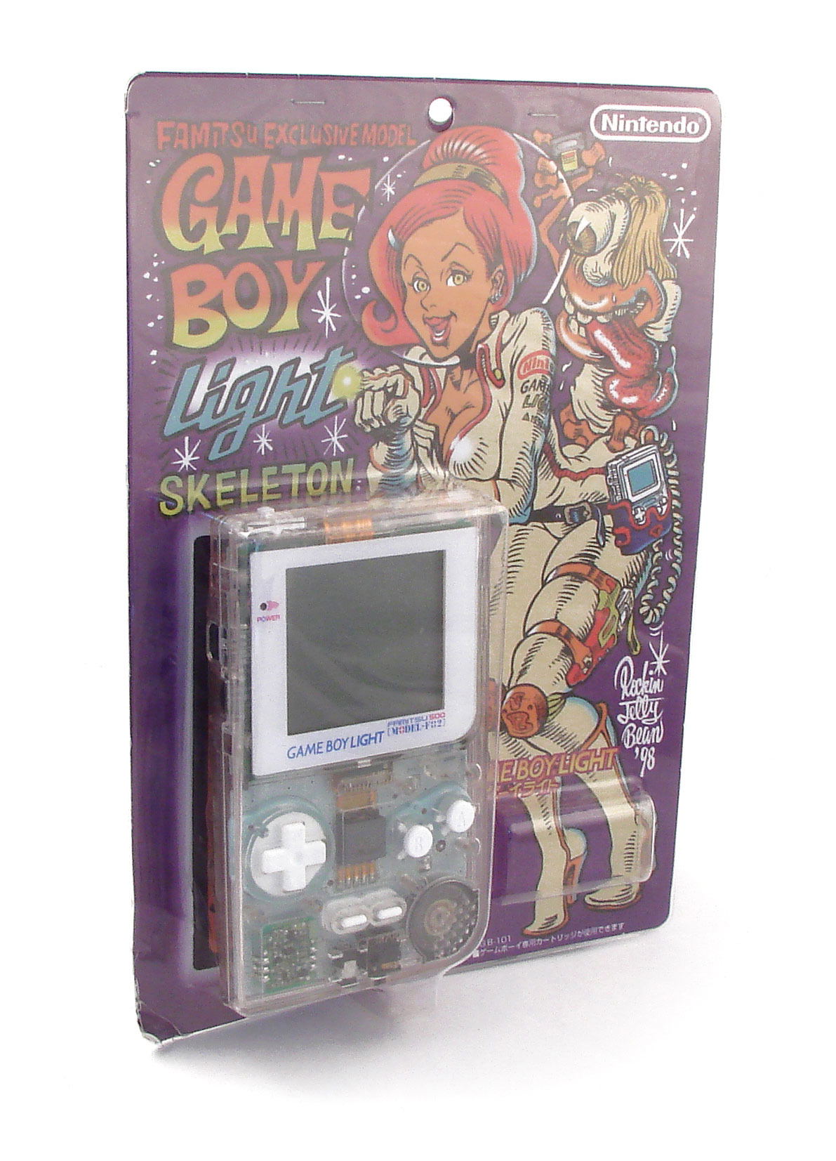 Game Boy Light Console - Famitsu Exclusive Model Skeleton The 500th ...