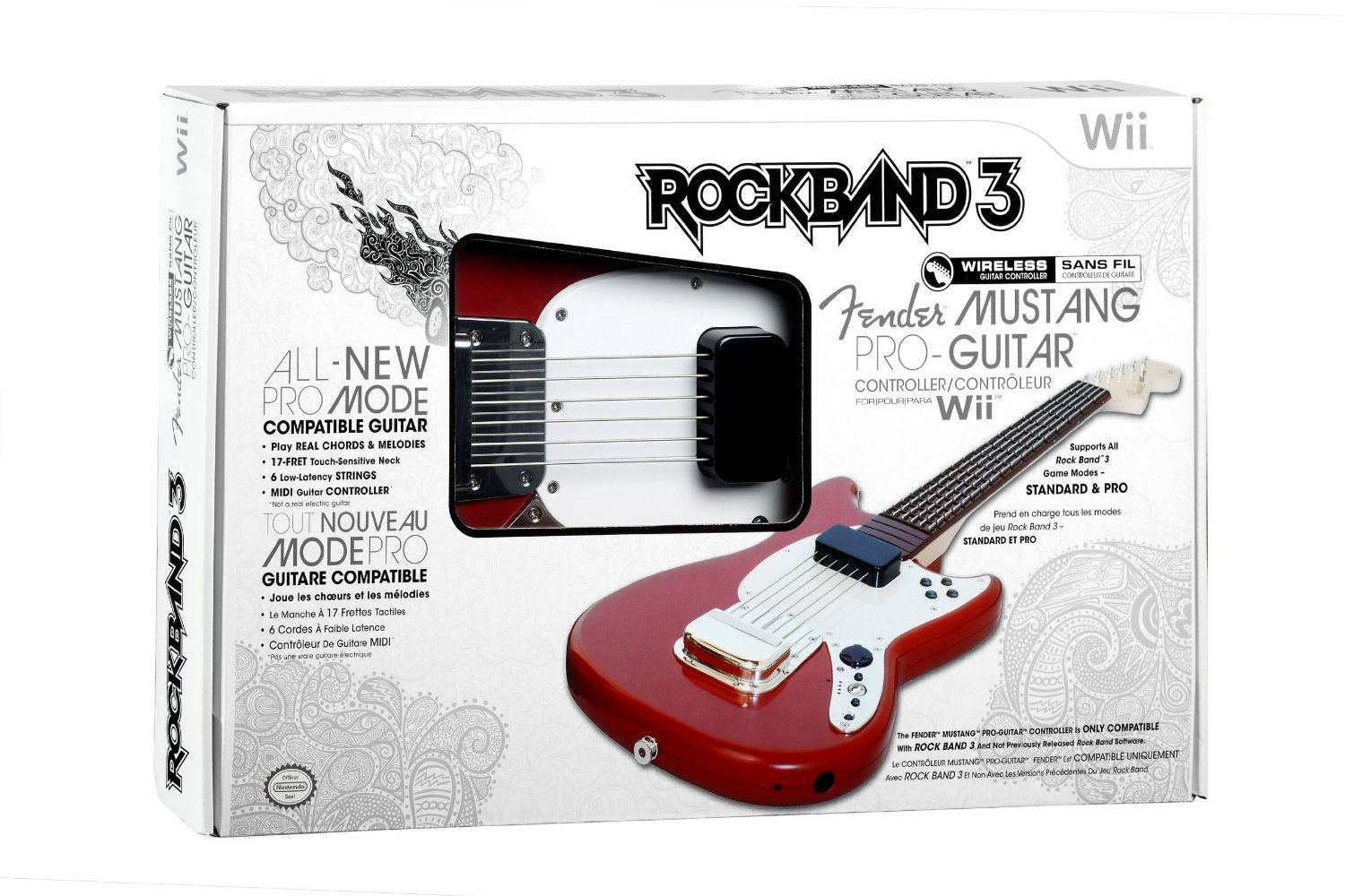 Rock Band 3 Wireless Fender Mustang PRO-Guitar Controller