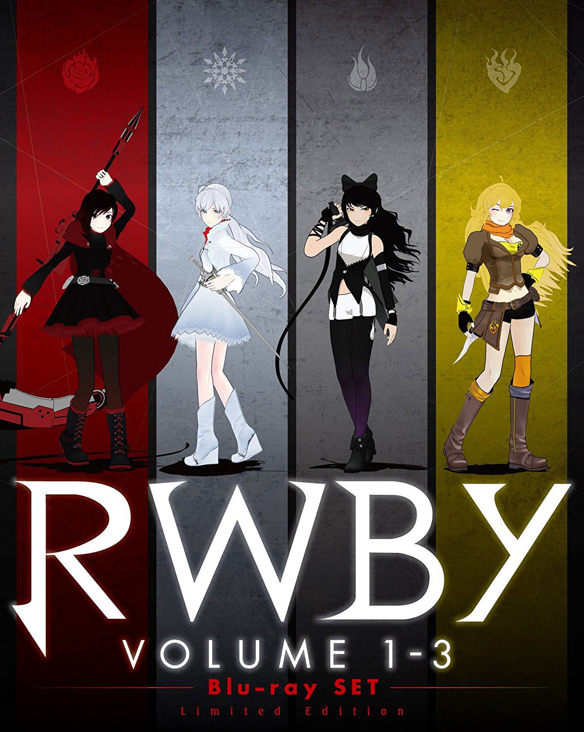 Rwby Volume 1-3 Blu-ray Set [Limited Edition]
